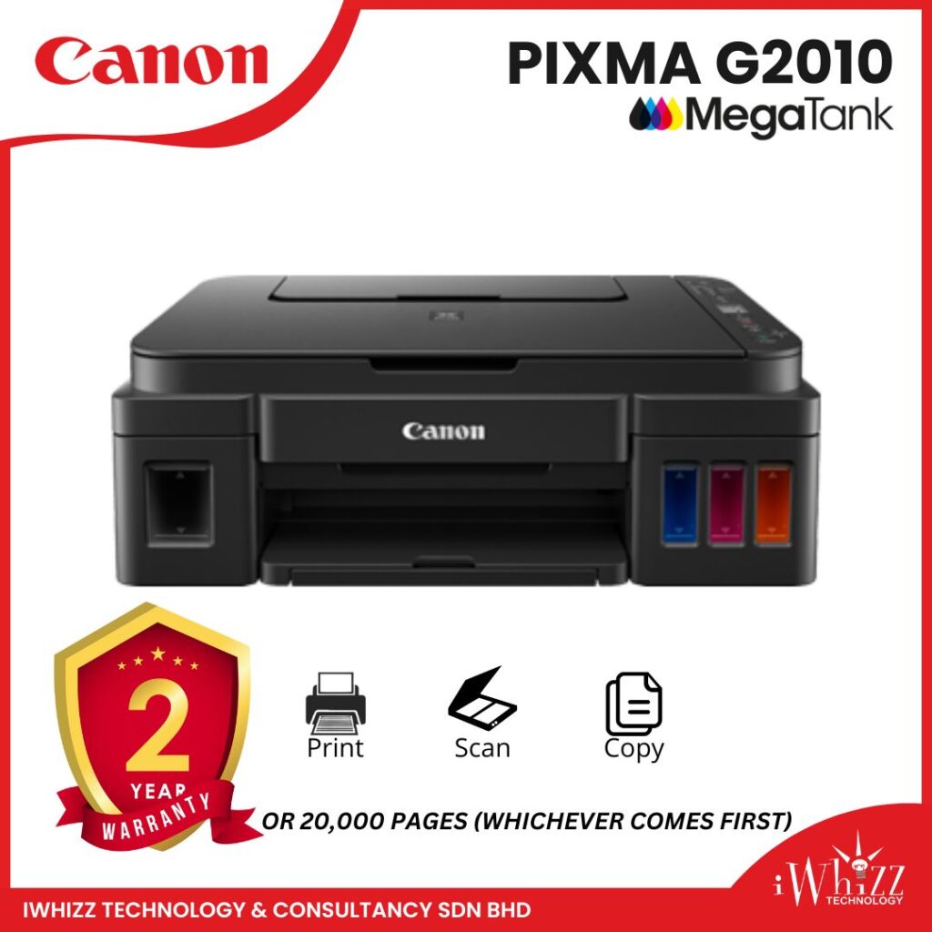 Canon Pixma G2010 Ink Tank AiO (Print, Scan, Copy) – iWhizzMall
